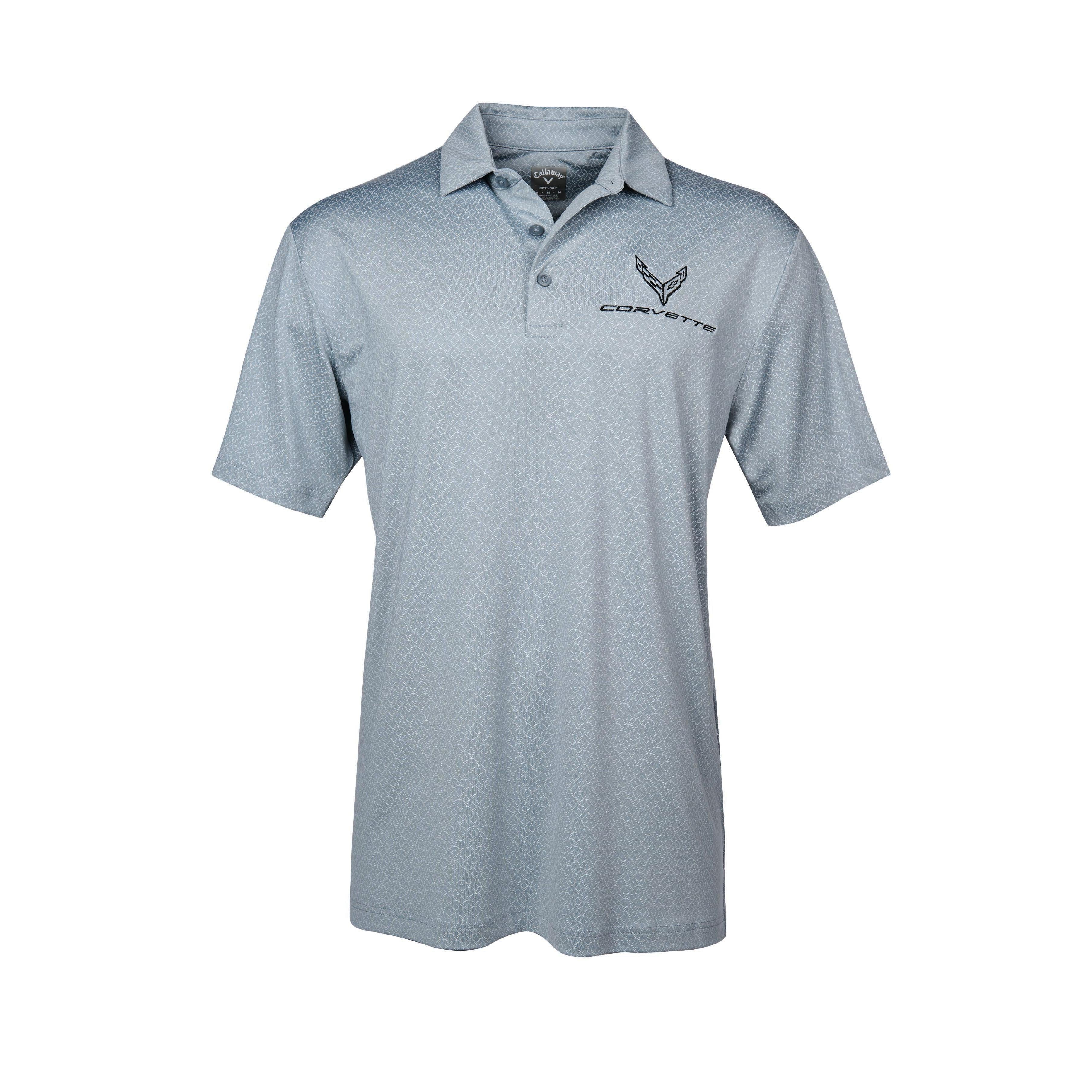 C8 Corvette Opti-Dri Callaway Polo-Grey On Sale |Corvette Forum